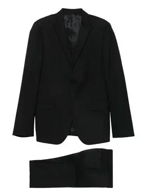 Gucci Single-breasted Wool Suit - Black
