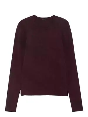 JOSEPH Long-sleeve Round-neck Sweater - Red