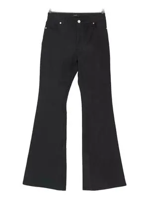 JOSEPH Buttoned Flared Trousers - Grey