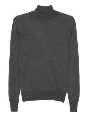 JOSEPH Turtleneck Cashmere Sweater - Grey