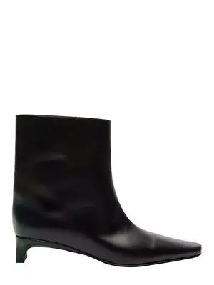 Loulou De Saison 35mm Leather Ankle Boots - Black
