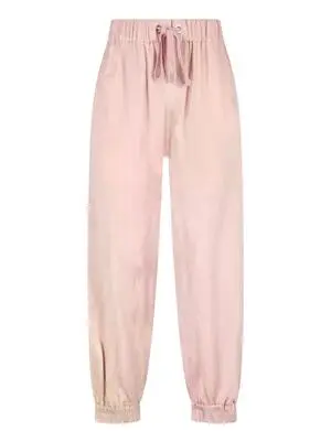 SA SU PHI Drawstring Trousers - Pink