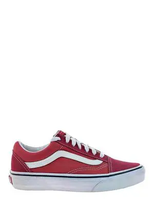 VANS Old Skool Lace-up Sneakers - Red