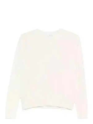 Max Mara Round-neck Long-sleeve Sweater - White