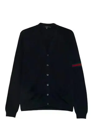 Gucci Button-fastening Cardigan - Blue