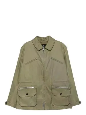 GRENFELL Zip-fastening Flap-pocket Jacket - Green