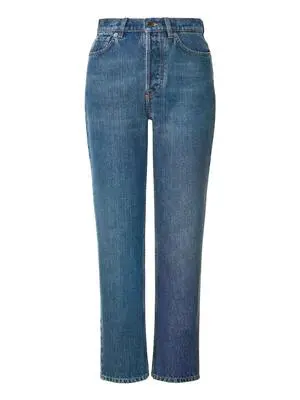 Alberta Ferretti Cropped Jeans - Blue