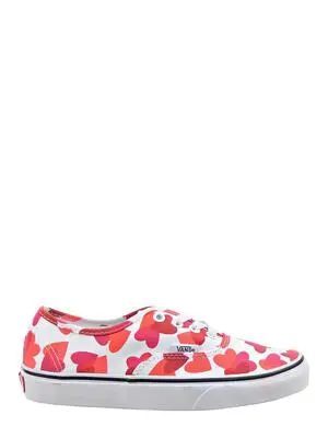 VANS Authentic Heart-print Sneakers - White