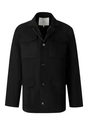 SETCHU Virgin-wool Shirt Jacket - Black