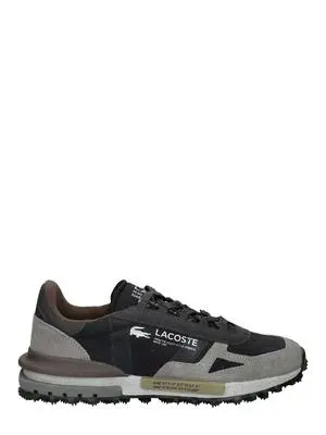 Lacoste Leather Panelled Sneakers - Black