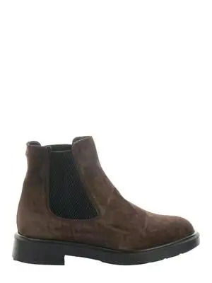 Fratelli Rossetti Elastic-panel Suede Boots - Brown