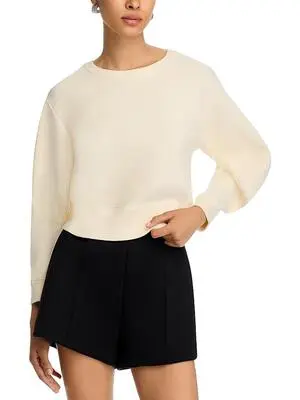Steve Madden Rosina Balloon Sleeve Sweater - Cream