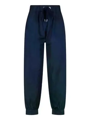 SA SU PHI Elasticated-cuff Trousers - Blue