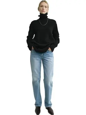 TOTÊME Cashmere Turtleneck Black