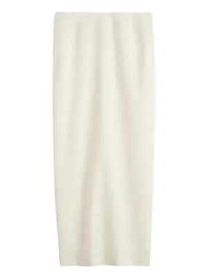 TOTEME Light Wool Maxi Skirt - Ecru
