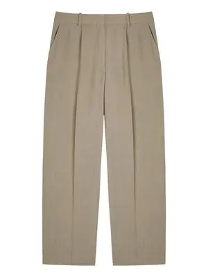 TOTÊME Wide-leg Trousers - Taupe