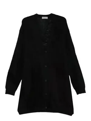 Yohji Yamamoto Buttoned-front Long Cardigan - Black