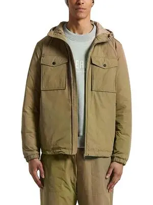 Peserico Hooded Flap-pocket Jacket - Neutrals