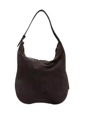Benedetta Bruzziches Suede Shoulder Bag - Brown