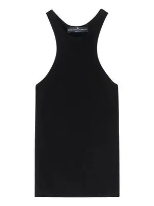 Ermanno Scervino Ribbed Halter-neck Top - Black