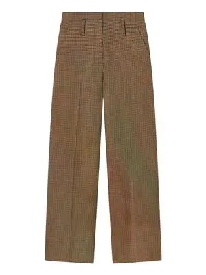 A.L.C. Houndstooth-pattern Trousers - Neutrals