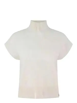 Beryll High-neck T-shirt - Neutrals
