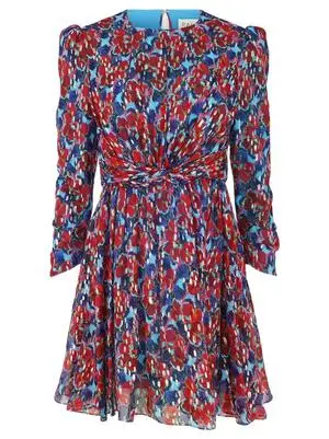 SALONI Floral-Pattern Mini Dress