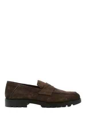 Santoni Carlo Loafers - Brown