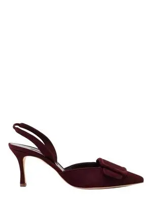 Manolo Blahnik 70mm Maysli Pumps - Purple