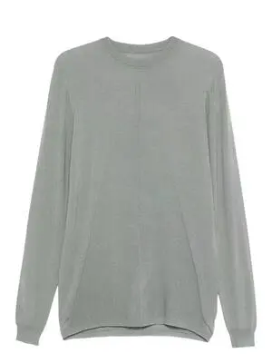 Rick Owens Crew-neck Long Sleeve Sweater - Grey