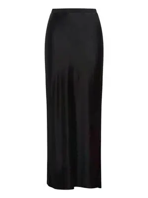 FAVORITE DAUGHTER Bias-cut Maxi Skirt - Black