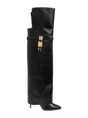 Givenchy 93mm Shark Over-the-knee Boots - Black