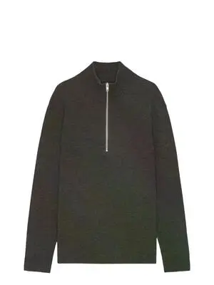 Nn07 High-neck Zip Sweatshirt - Brown