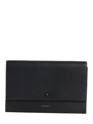 Givenchy Day Leather Flap Pouch - 001-black