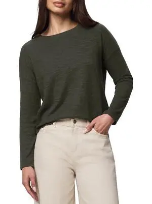 Splendid Callista Long Sleeve T-shirt - Green Spruce