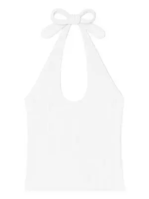 VIR VITA Pauline Halter Top - Coconut