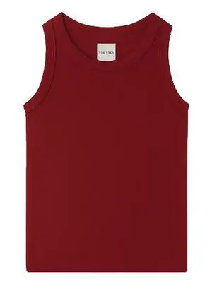 VIR VITA Lucia Racerback Tank - Sun Dried Tomato