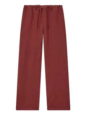 VIR VITA Delphine Linen Pant - Sun Dried Tomato