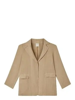 VIR VITA Margaret Linen Blazer Toffee