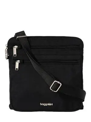 BAGGALLINI Securtex Anti-Theft Crossbody Bag Black