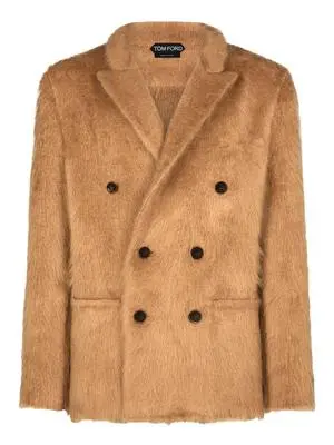 TOM FORD Cashmere-mohair-silk Jacket - Beige