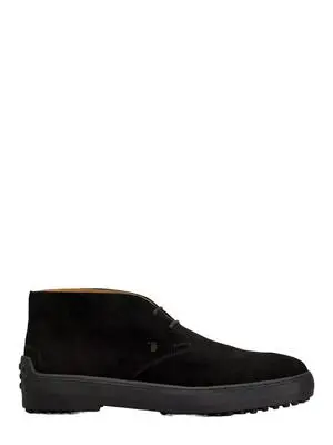 TOD'S Suede Desert Boots - Black