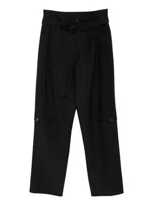 Brunello Cucinelli Belted Cargo Pants - Black