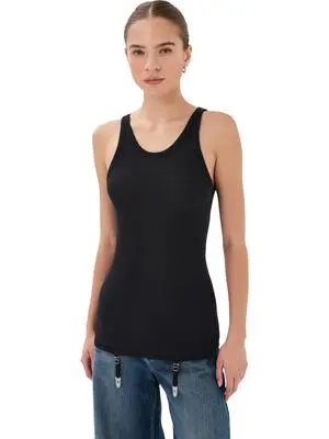 LEMAIRE Seamless Tank Top - Granite Black
