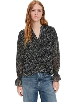 Madewell Lizzy Blouse - Jet Black