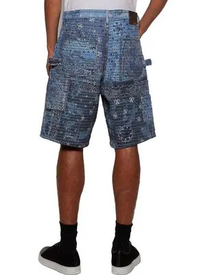 PARIS LAUNDRY Carpenter Shorts - Blue