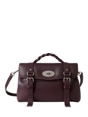 Mulberry Grained Leather Alexa Crossbody Bag - Red