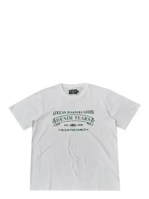 CORTEIZ X Denim Tears Logo Tee Shirt - White