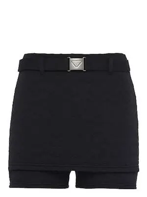 Prada Jacquard Shorts - Black