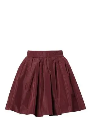 Patou Faille Balloon Miniskirt - Burgundy